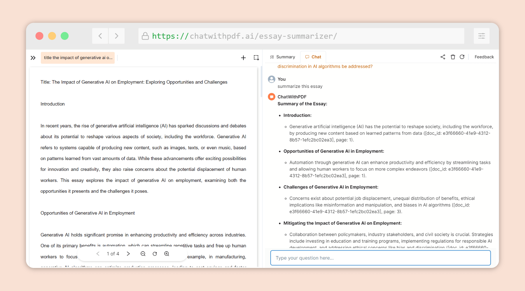 Essay Summarizer - Summarize Essays for Free