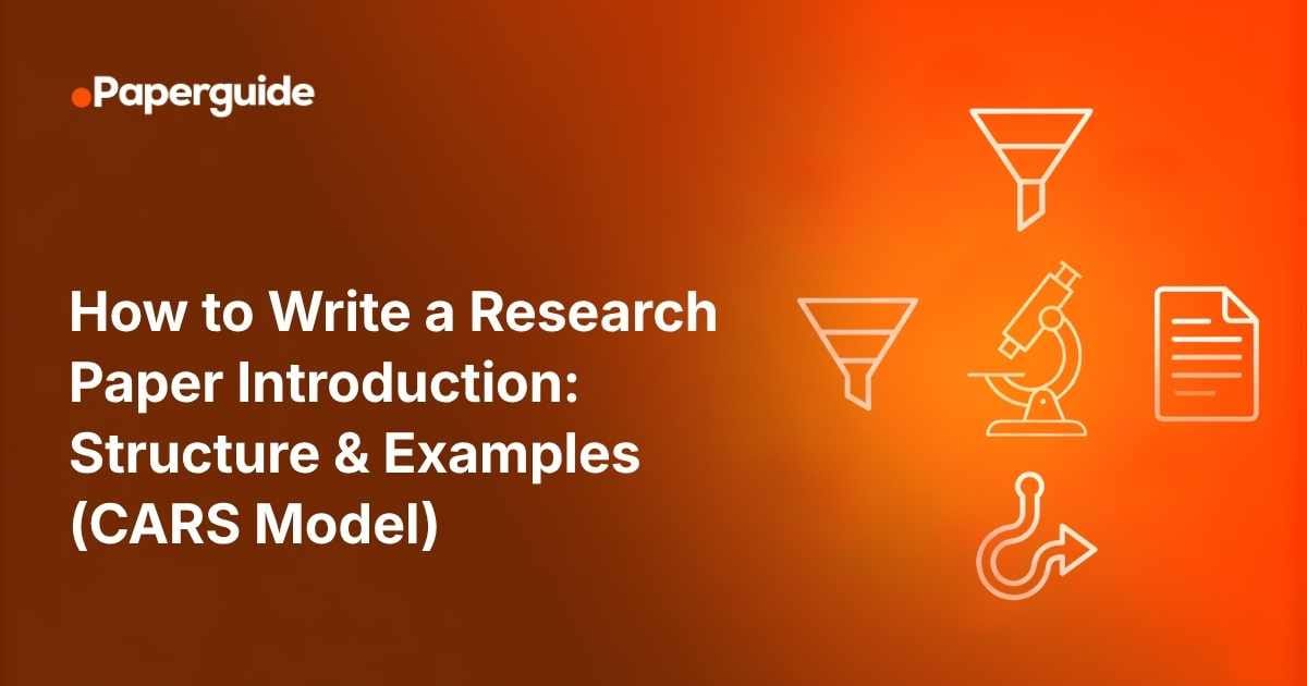 How to Write a Research Paper Introduction (CARS Model)